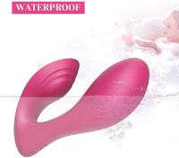 China Clitoral G-Spot Vibrator 10 Suction Modes Wearable Couple Dildo Medical TPE Purple Red for sale
