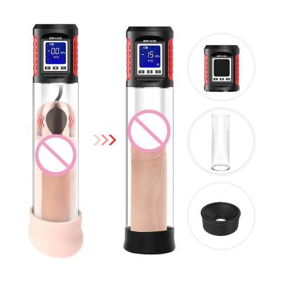 China Electric Automatic Penile Trainer Negative Pressure Booster Stretch Sensitive Training Cup 5 Modes for sale