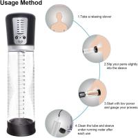 China Torbers 8 Inch Electric Penis Pump Male Enhancement Vacuum Pump USB Charging Silicone ABS for sale