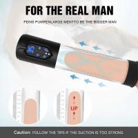 China Waterproof Penile Vacuum Pump Enlargement Enhancer Massager Ring for Men 2 in 1 for sale