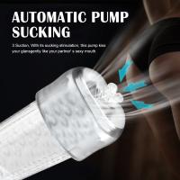 China Waterproof Penile Vacuum Pump Enlargement Enhancer Massager Ring for Men 2 in 1 for sale