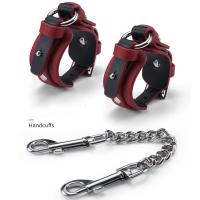 China Premium PU Leather BDSM Bondage Set 8 Pieces with Bag for Adult SM Games for sale