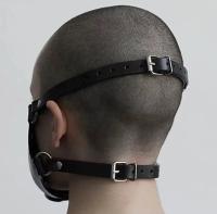 China BDSM PU Leather Multi-Layer Push-Pull Hood Sexy Masker Punk Gear Bondage Kits Cosplay Sex Toys for Women for sale