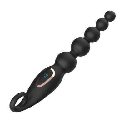China Silicone Anal Plug Vibrator with 7 Frequency Vibration 210mm Length for Couple G Spot Stimulation for sale