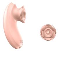 China 10 Speed Rose Silicone Clitoral Sucking Vibrator for Women IPX7 Waterproof 102mm for sale
