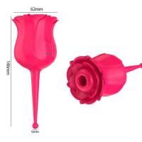 China Torbers Silicone Clitoral Sucking Vibrator with 5 Sucking Modes and 10 Vibration Patterns 130g IPX5 Waterproof for sale