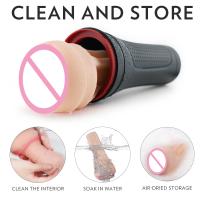 China Medical Silicone Soft Masturbation Cup for Men Waterproof Realistic Touch for sale