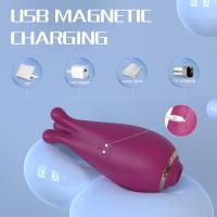 China Rechargeable Silicone Sucking Vibrator with 9 Modes for Women Adult Sex Toy 129mm for sale