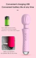 China USB Rechargeable Clitoral Wand Vibrator 8 Speeds 20 Modes Body Massager for Women for sale