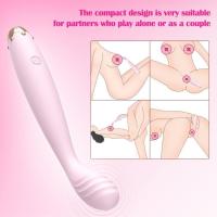 China Torbers Electric Vibrator Wand 18cm Medical Silicone G-Spot Clitoral Stimulator Magnetic Charging for sale