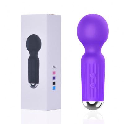 China Cordless USB Rechargeable Personal Massage Wand 20 Speeds Powerful Vibrating Body Massager for sale