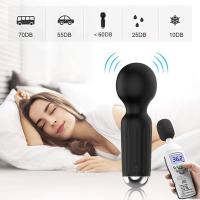 China Cordless USB Rechargeable Personal Massage Wand 20 Speeds Powerful Vibrating Body Massager for sale