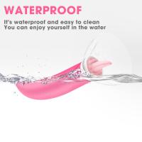 China Realistic Clitoris Stimulation Tongue Licking Vibrator 10 Speeds USB Rechargeable Silicone Adult Toy for sale