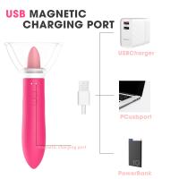 China Realistic Clitoris Stimulation Tongue Licking Vibrator 10 Speeds USB Rechargeable Silicone Adult Toy for sale