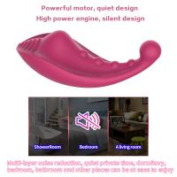 China Wireless Remote Control Wearable Vibrator 10 Modes Clitoral Panties Massager for Women for sale
