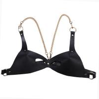 China Black PU Leather Bondage Kit Set for Women with 5 Piece BDSM Gear for sale