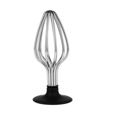 China Stainless Steel Anal Plug Hollowed Out Sex Toy for Men Women 187g 153g Waterproof for sale