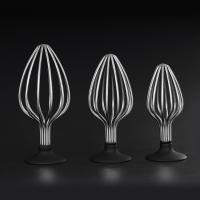China Stainless Steel Anal Plug Hollowed Out Sex Toy for Men Women 187g 153g Waterproof for sale
