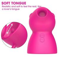 China 10 Frequency Egg Vibrator with Sucking Silicone Adult Sex Toy IPX7 Waterproof 164g for sale