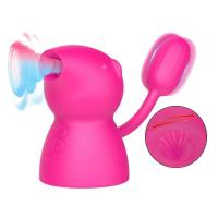 China 10 Frequency Egg Vibrator with Sucking Silicone Adult Sex Toy IPX7 Waterproof 164g for sale