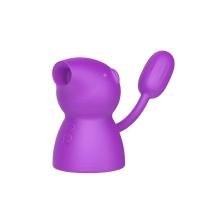 China 10 Frequency Egg Vibrator with Sucking Silicone Adult Sex Toy IPX7 Waterproof 164g for sale
