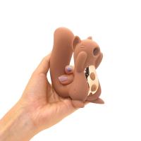 China Custom Silicone Squirrel Vibrator 5 Speed Absorption 10 Vibration Modes Rechargeable 500mAh for sale