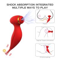 China 10 Frequency Vibration Bird Clitoral Sucking Vibrator Women Clitoris Sucker G Spot Adult Toy Medical Silicone for sale