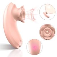 China Torbers 10 Speed Rose Silicone Sucking Vibrator for Women Clitoral Stimulation IPX7 Waterproof for sale