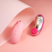 China Rechargeable Silicone Clitoral Vibrator with 10 Frequency Modes 120g for sale