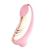 China Rechargeable Silicone Clitoral Vibrator with 10 Frequency Modes 120g for sale