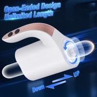 China Intelligent Display Men Masturbator 10 Frequency Rotating Telescopic APP Control Electric Sex Toy 140mm for sale