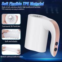 China Intelligent Display Men Masturbator 10 Frequency Rotating Telescopic APP Control Electric Sex Toy 140mm for sale
