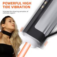 China Intelligent Electric Telescopic Masturbator with Powerful Vibration and 10 Speed Settings for Men for sale