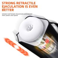 China Intelligent Electric Telescopic Masturbator with Powerful Vibration and 10 Speed Settings for Men for sale