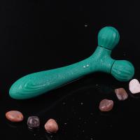 China Fork Stick Massager 9 Speed Modes with Two Rollers Full Body Muscle Massage Medical Silicone IPX6 for sale