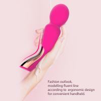 China Rechargeable Cordless Mini Wand Vibrator 7 Modes 176mm Clitoral Sex Toy for Women for sale