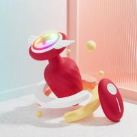 China Angel Winged Anal Plug with Light Remote Control Silicone Butt Plug 9.7cm USB Rechargeable Adult Toy for sale