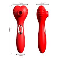 China Waterproof Clitoral Vibrator with Suction Food Grade Silicone 10 Speed Adult Toy for sale