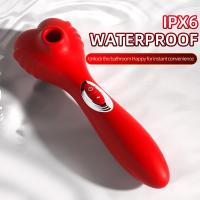 China Waterproof Clitoral Vibrator with Suction Food Grade Silicone 10 Speed Adult Toy for sale