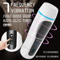 China Automatic Telescopic Sucking Vibration Male Masturbator Cup 7 Speed Adult Men Sex Toy for sale