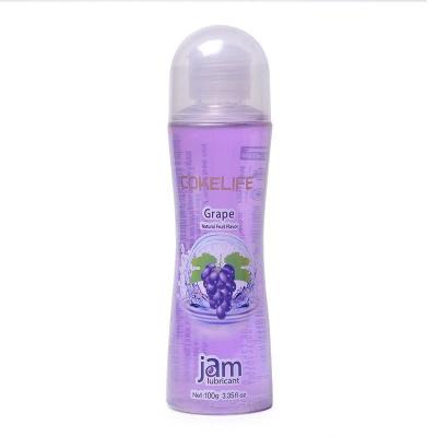 China Water Based Edible Fruit Flavored Personal Lubricant 100ml Massage Gel CE MSDS for sale