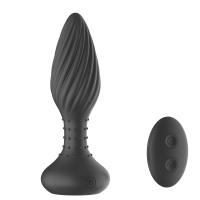 China Vibrating Butt Plug 10-Vibration Vibrations Wireless Remote Control Waterproof Anal Butt Plug for Massaging Prostate for sale