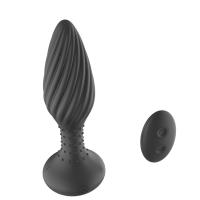 China Vibrating Butt Plug 10-Vibration Vibrations Wireless Remote Control Waterproof Anal Butt Plug for Massaging Prostate for sale