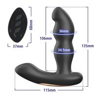 China Wholesale Remote Control Prostate Massager Anal Plug 7 Vibration Modes 650mAh USB Magnetic Charging Silicone for sale