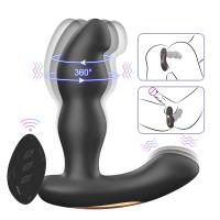 China Wholesale Remote Control Prostate Massager Anal Plug 7 Vibration Modes 650mAh USB Magnetic Charging Silicone for sale