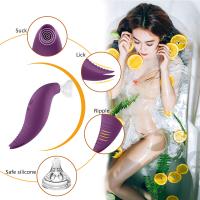 China Waterproof Clitoral Sucking Toy Oral Tongue Simulator Vibration Wand Clitoris Stimulation for Women 100% Waterproof Silicone for sale