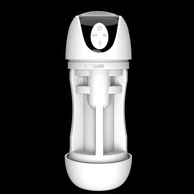 China Automatic Male Masturbation Cup with 10 Vibration Modes and 5 Speed Suction 215mm Silicone Masturbator for sale