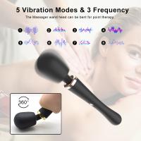China Waterproof Wireless Handheld Electric Wand Massager Full Body Massage for Women 10 Speed for sale