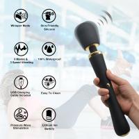 China Waterproof Wireless Handheld Electric Wand Massager Full Body Massage for Women 10 Speed for sale