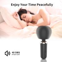China Cordless Rechargeable Waterproof Mini Personal Wand Massager 5 Vibration Modes 3 Speeds for Women for sale